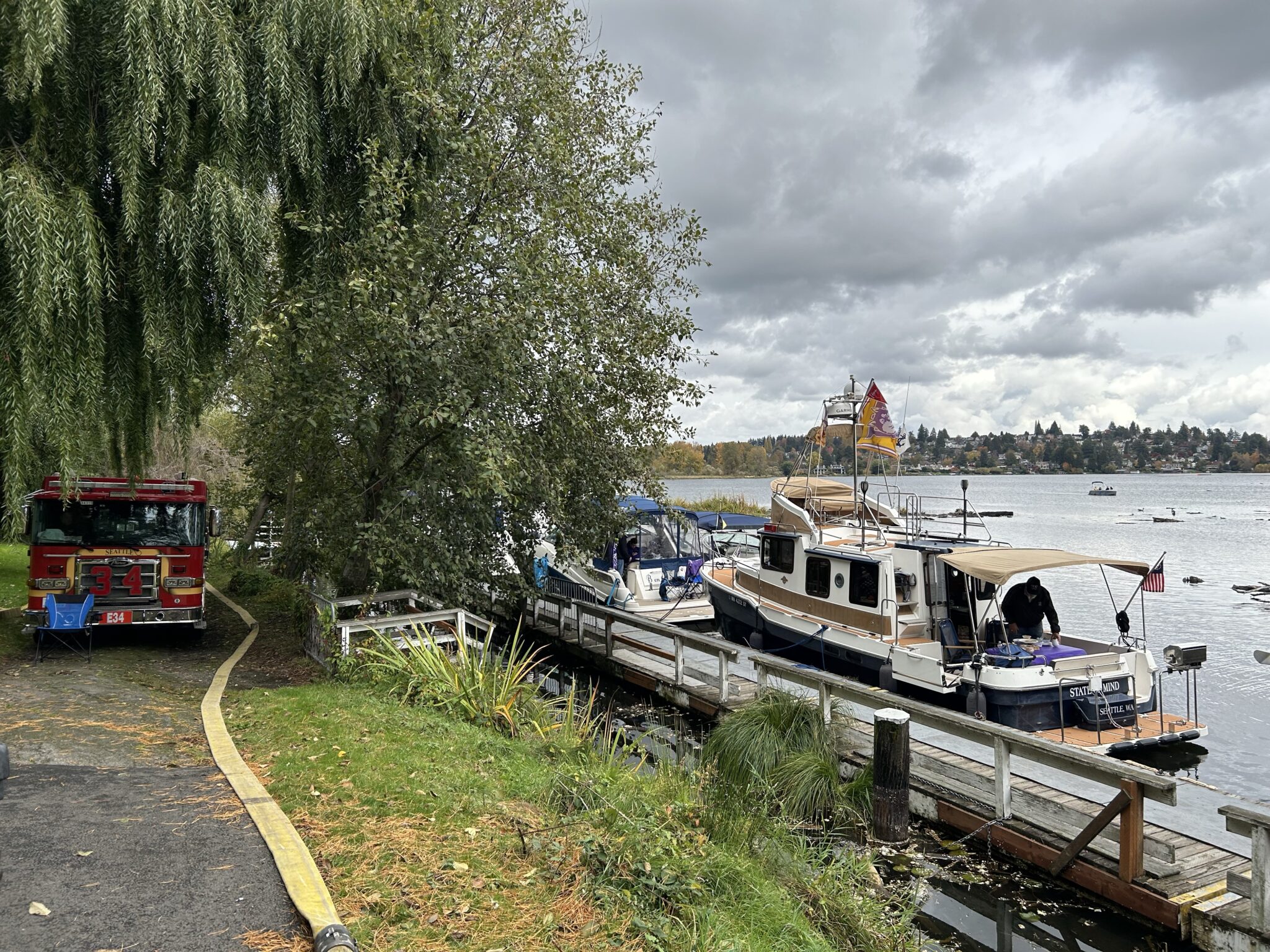 Tiquilla and Boys in the Boat | Cruising Log of the Murrelet
